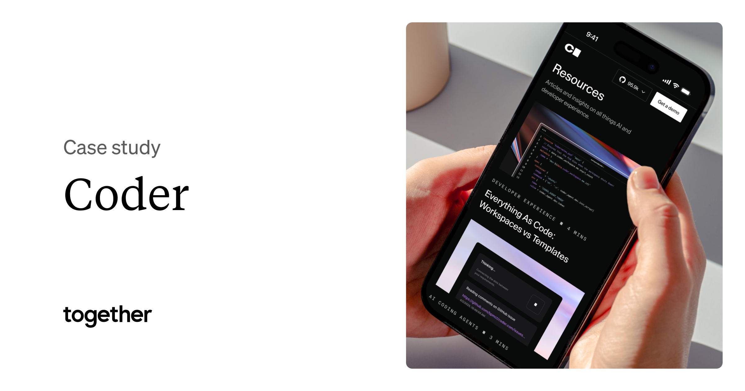 Coder by Together. A case study